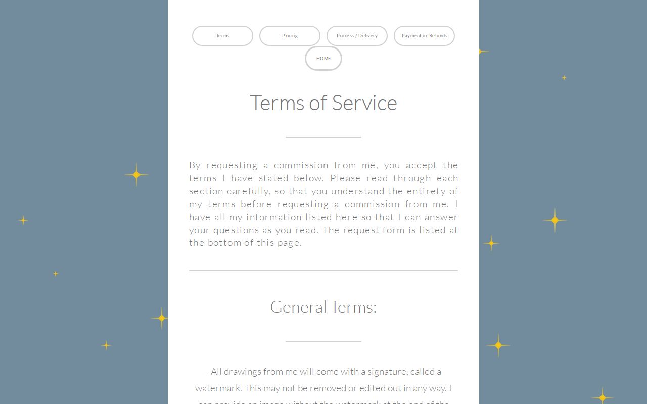 Dumb Fridge's Terms of Service